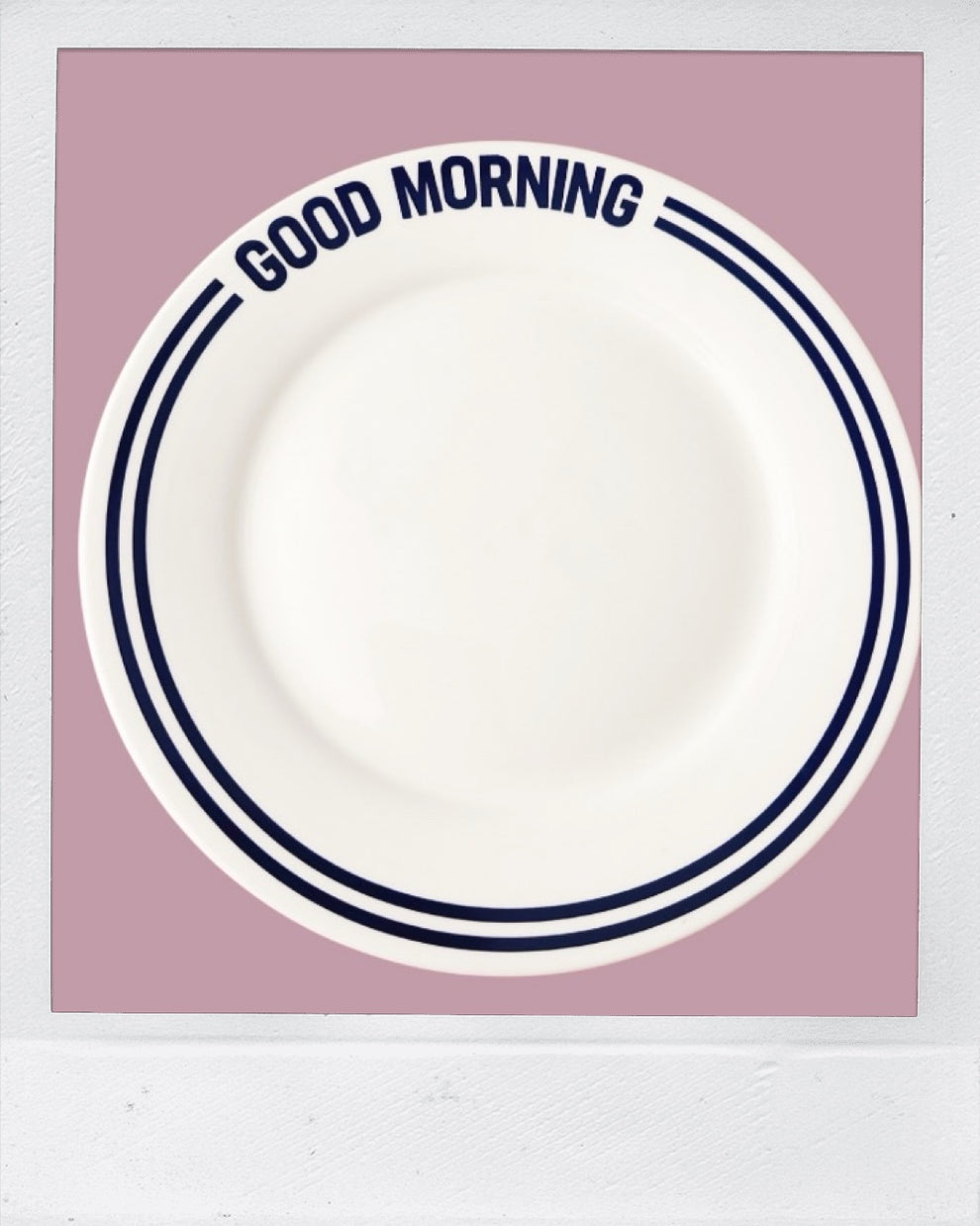 Good Morning plate – FedoraMi